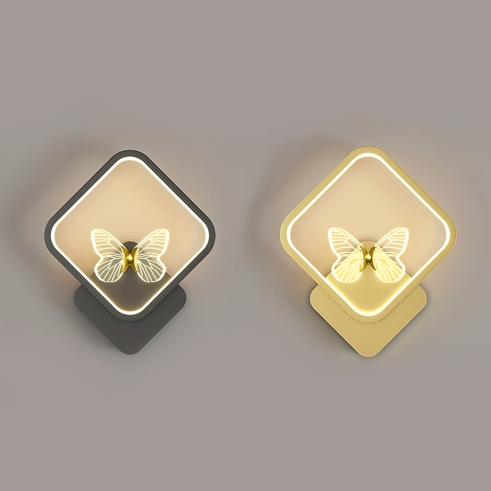 Hard Wired Bedroom Wall Lamp Led Wall Light Indoor Wall - Temu