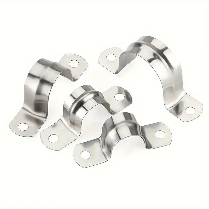 160pcs 스테인레스 스틸 U 자형 슬리브 U 자형 카드 목구멍 클램프 호스 클램프 절연 클램프 스테인레스 Temu