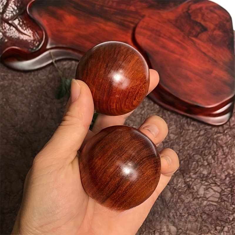 Wooden Therapy Exercise Stress Balls With Rosewood For Hand - Temu ...