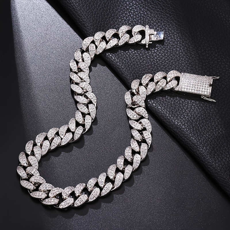 Classic Cuban Copper Zircon Men's Women's Hip hop Rapper - Temu United ...