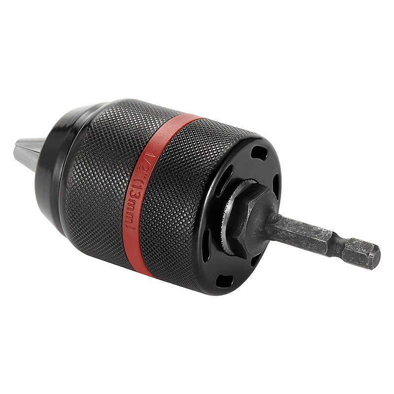 1 Set Black Metal Eumtenr Multi Quick Change Keyless Chuck Keyless One ...