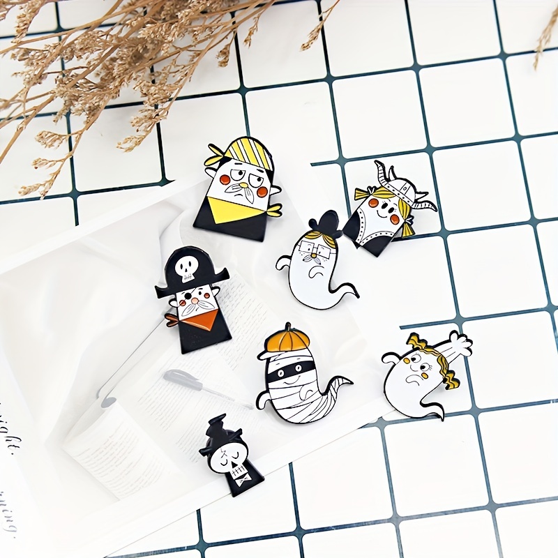 Brooch Halloween Skull Wizard Creative Punk Style - Temu Canada