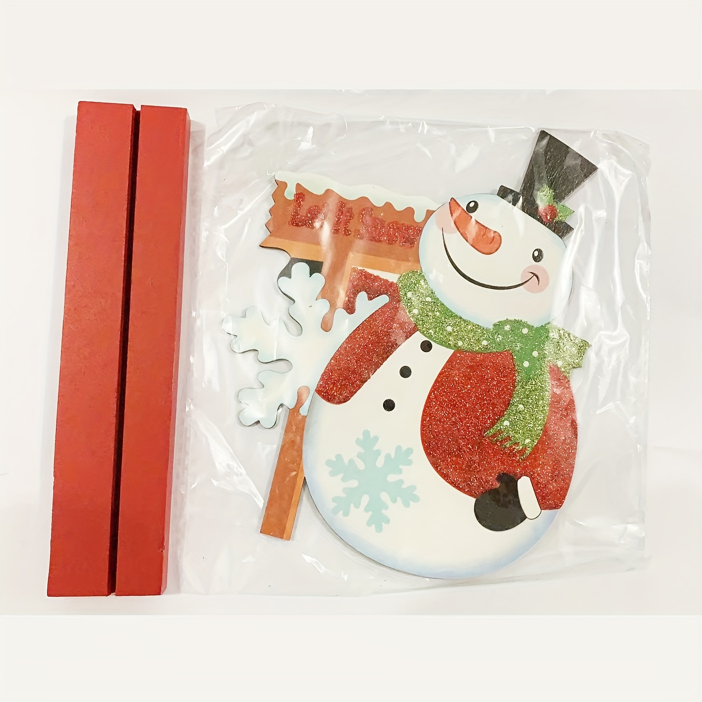 Christmas Decorations, Wooden Santa Claus Snowman Deer Creative New ...