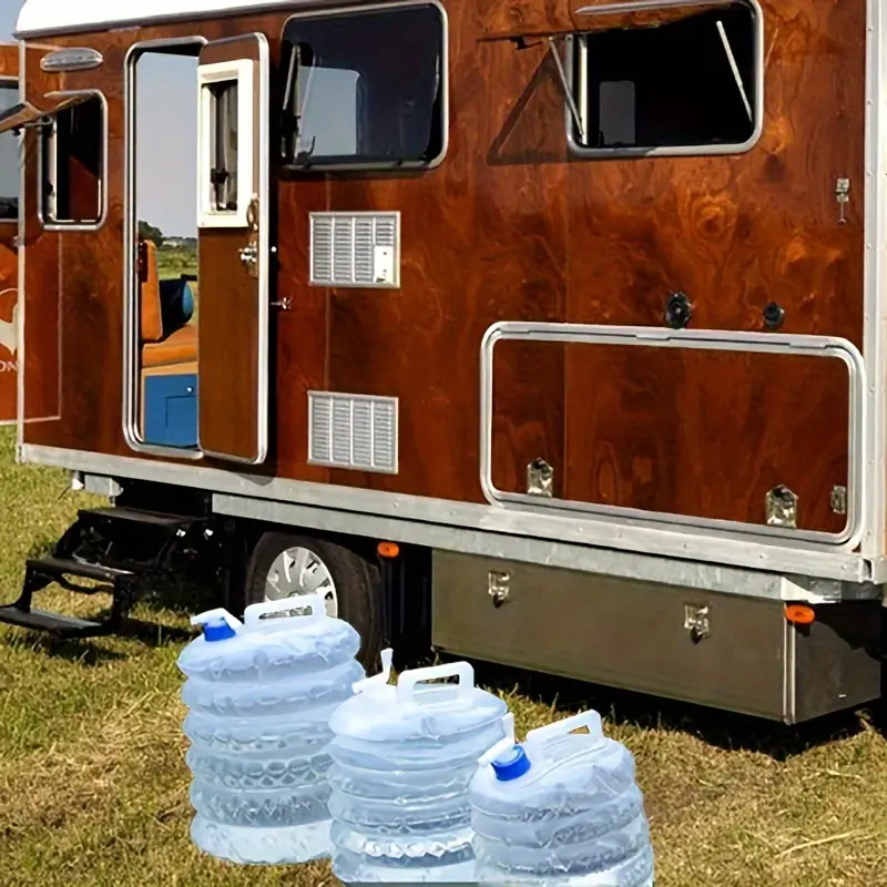 車用の収納式水タンク 蛇口付きの水袋 Rv用の水貯蔵バケツを備えた 屋外用の折りたたみバケツ Temu Japan