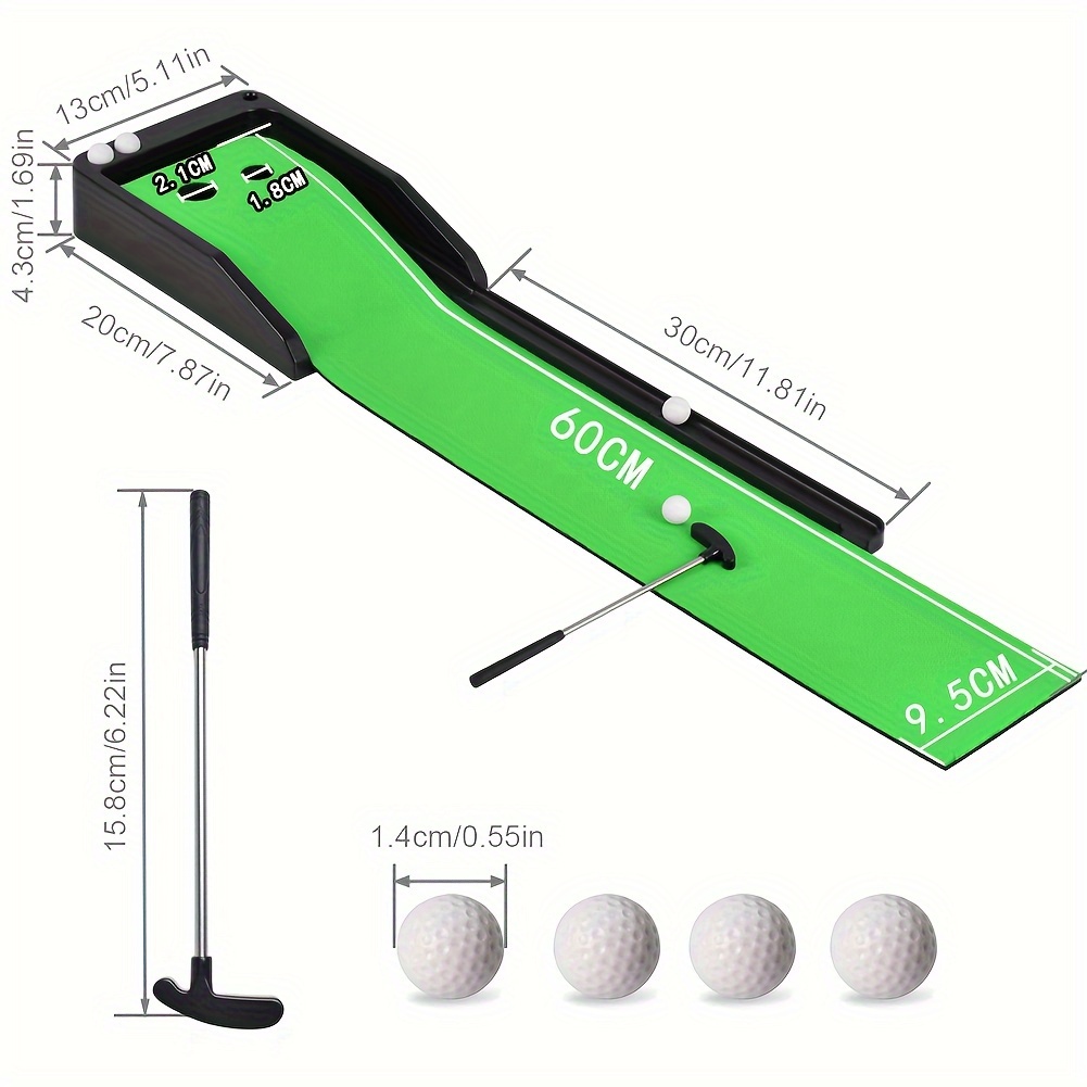 Ensemble Putters Golf D'intérieur Ensemble Pratique Putter - Temu France