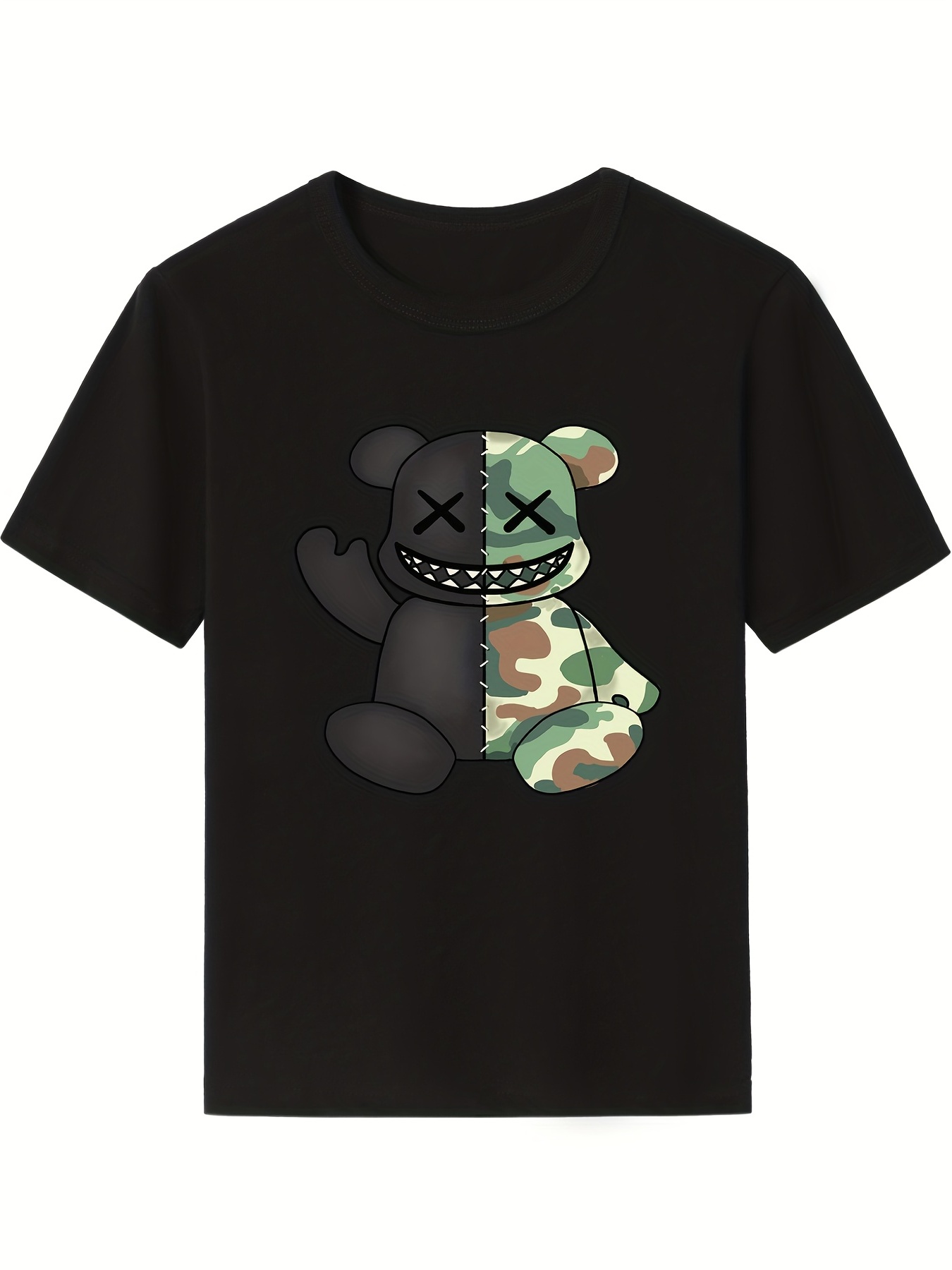 かわいい迷彩ベ トtシャツ クールで軽量で快適な夏の服装のための男の子用！ Temu Japan