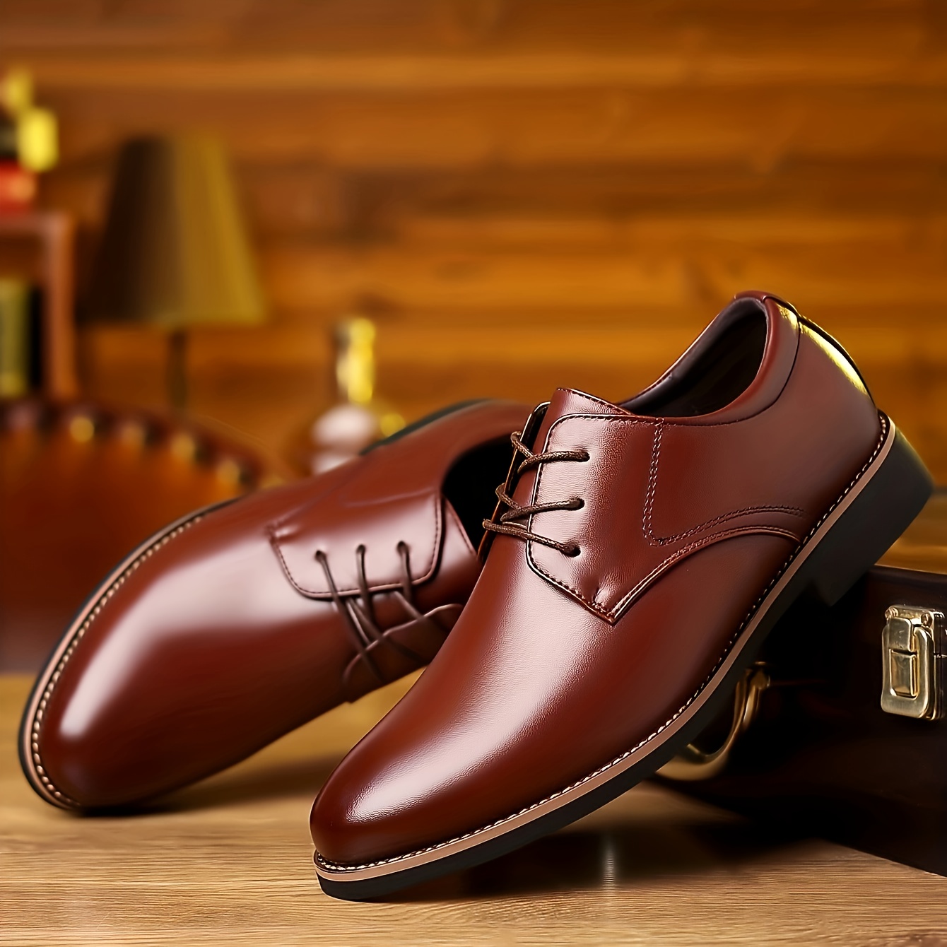 zapatos derby de talla para hombre, zapatos de vestir con cordones ...