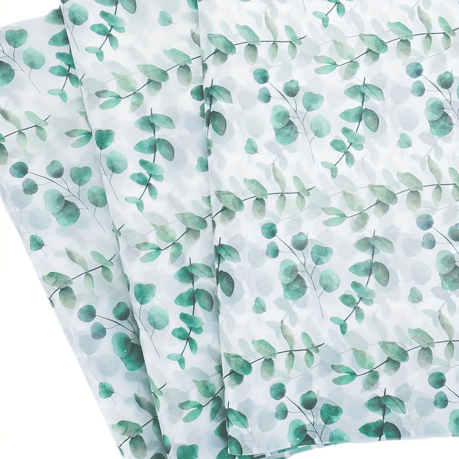10 Sheets Eucalyptus Tissue Paper Greenery Botanical Gift Wrapping ...