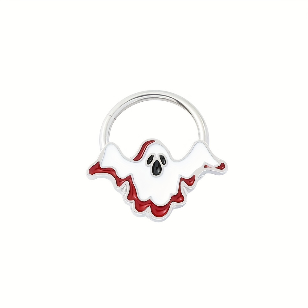 Halloween Series Ear Jewelry Enamel Bat Pumpkin Ghost - Temu United Kingdom