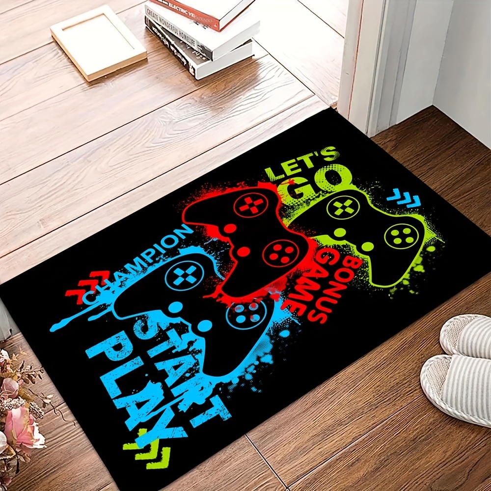 Colorful Gaming Area Rug Non slip Bedroom Carpet Video - Temu Australia