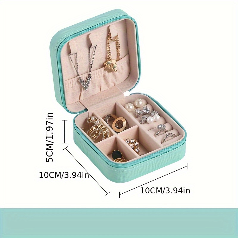 Jewelry Box Travel Jewelry Box Portable Women's Jewelry Box - Temu Denmark