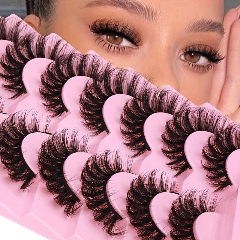 Dd Lashes Multi Layer Fluffy False Eyelashes Soft - Temu United