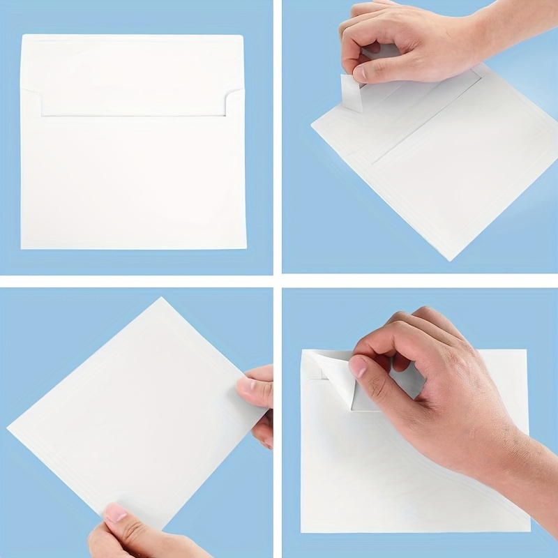 A7/a4 White Self sealing Envelopes - Temu Canada