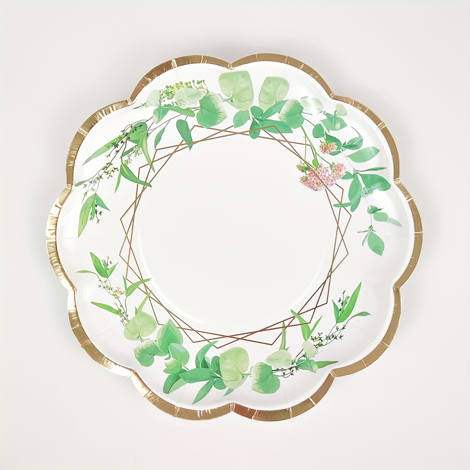 Paper Plate Leaves Paper Plate Paper Plate - Temu