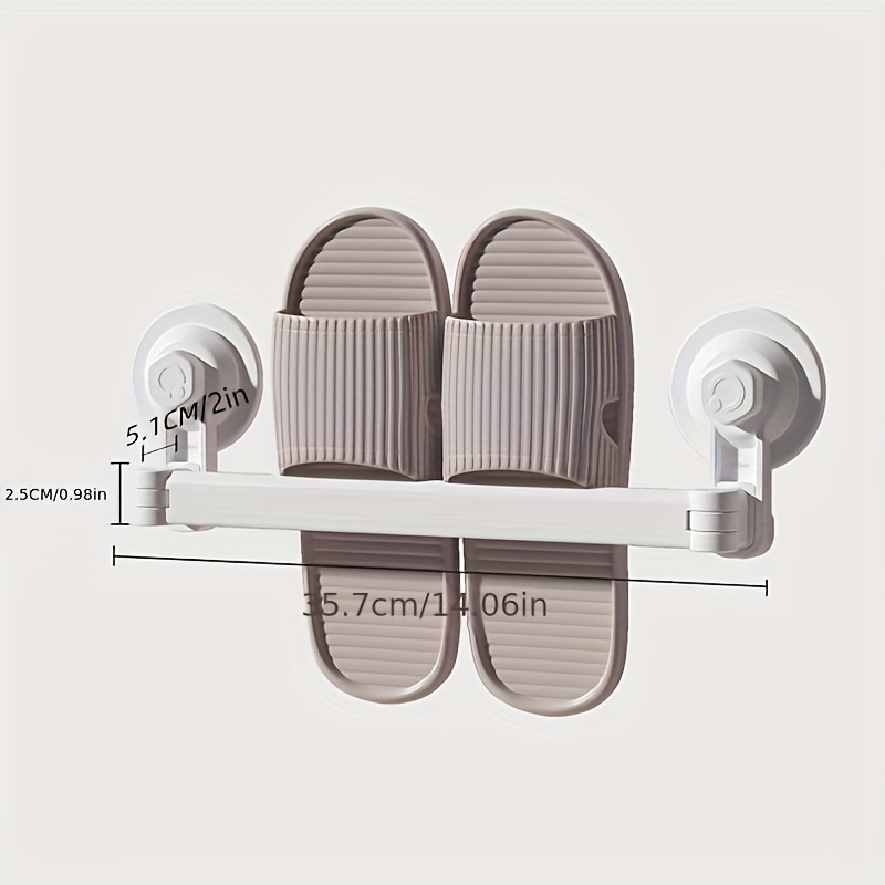Corner Hanging Slippers Hook Rack Punch Free Cute Slipper - Temu Australia