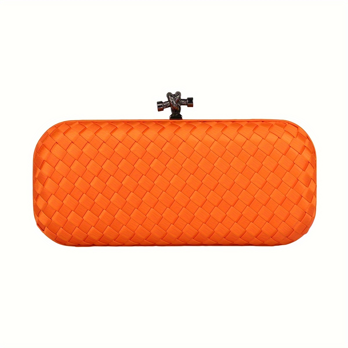Fashionable Solid Color Woven Pattern Small Square Bag, Clutch Bag ...