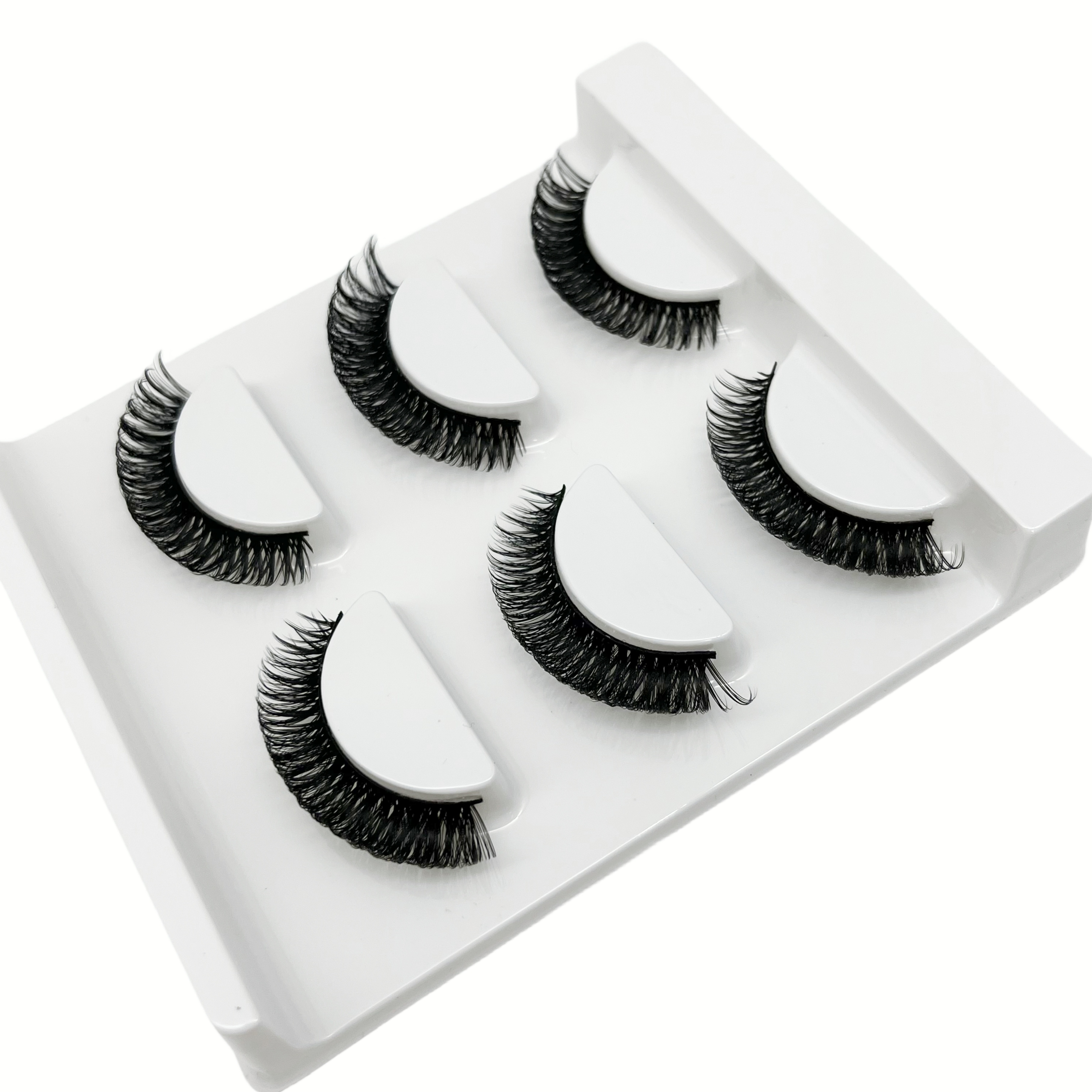 D Curling False Eyelashes Length Russian Strip Lashes Cat - Temu ...