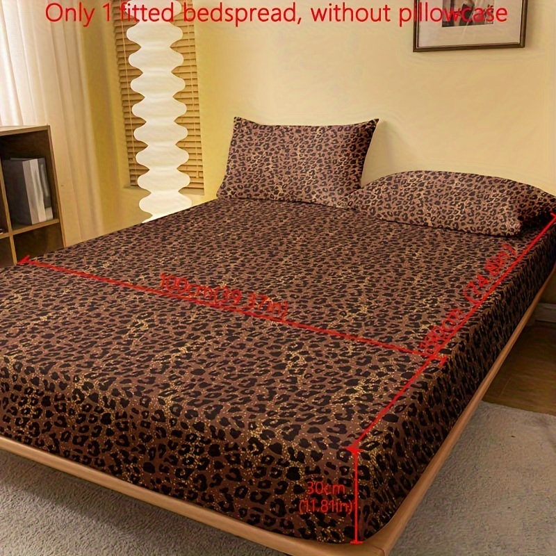 Geometric Print Brushed Fitted Sheet Soft Comfortable - Temu United