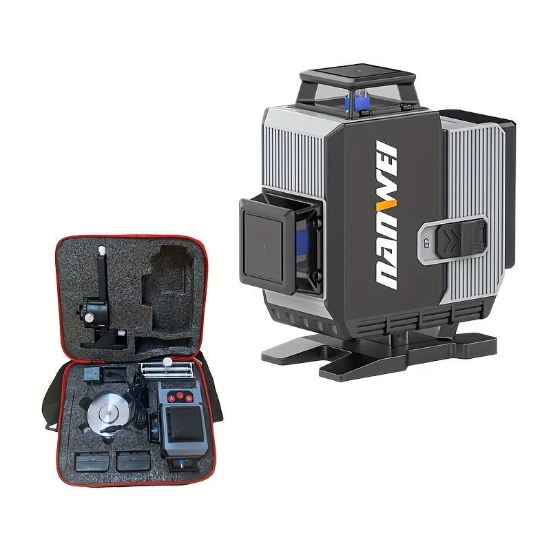 High-precision Cordless Laser Level: Stick To Wall & Ground For ...