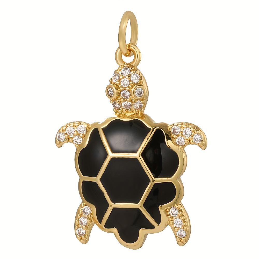 Cute Turtle Conch Charms Bohemian Animals Golden Charm - Temu United ...