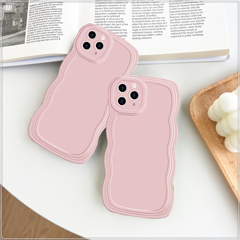 Protect Iphone 14/13/12/11 Stylish Silicone Wave Edge - Temu Australia