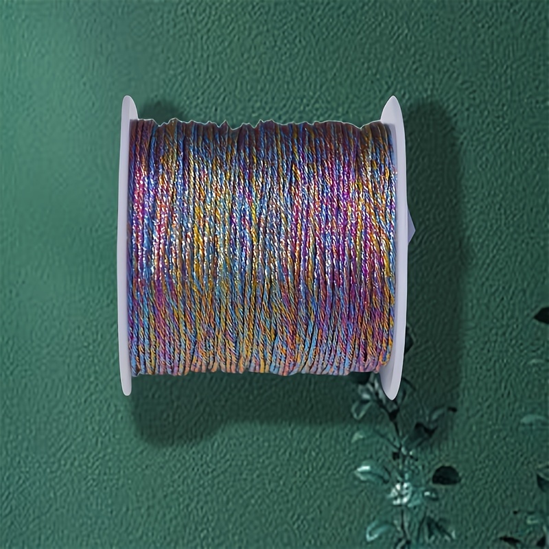 6 Strands Colored Diy Handmade Thread Beaded Bracelet - Temu United Kingdom