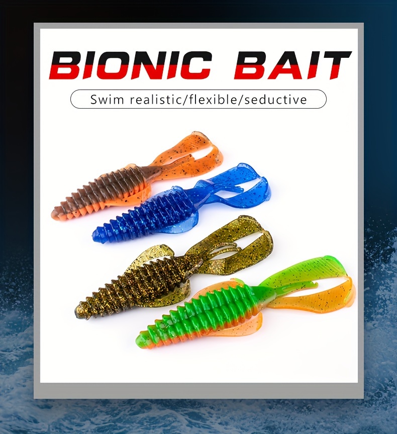Spiral shaped Soft Bait Slow Sinking Lure Freshwater - Temu Australia