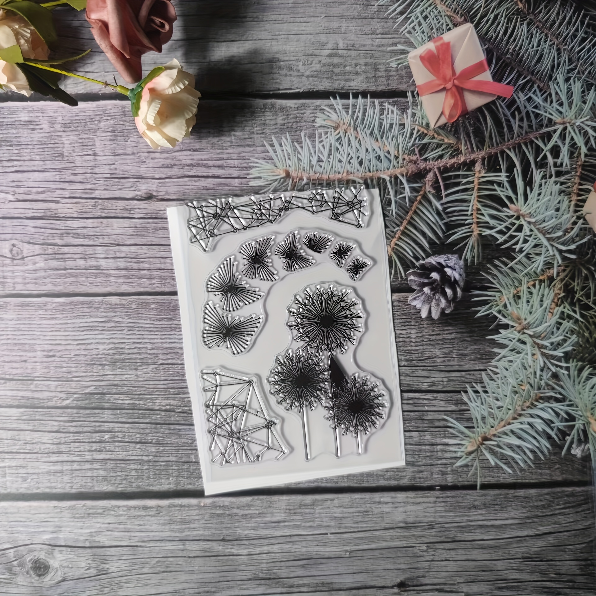 Plant Theme Stamp Diy Journal Card - Temu Canada