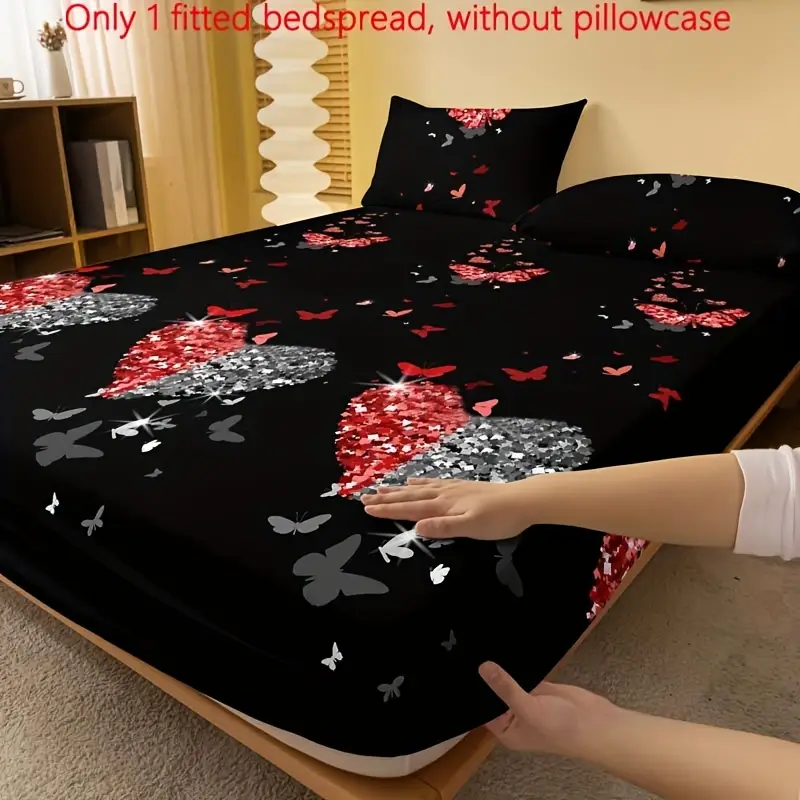 Brushed Fitted Sheet Without Pillowcase Crystal Love Temu Canada