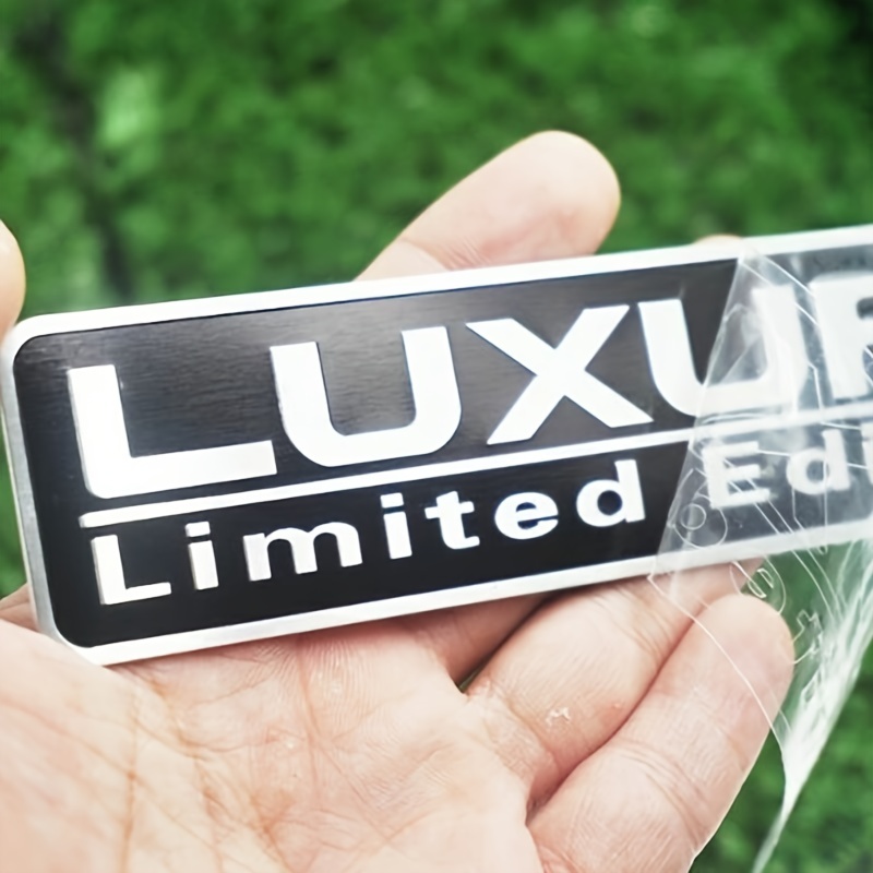 Make Car Stand Luxury Limited Edition Emblem Sticker! - Temu
