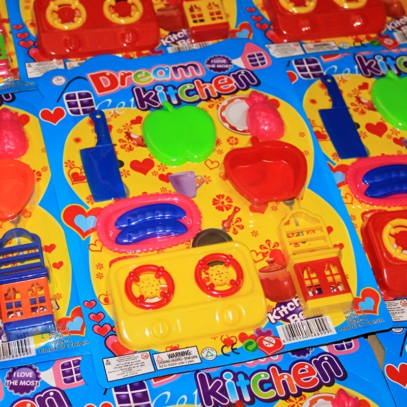 Toys Children's Play House Kitchen Toy Set Meal Kitchenware - Temu ...