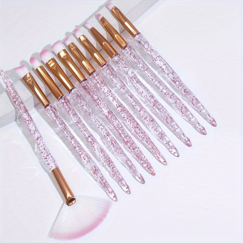 Glitter Makeup Brush Set Professional Small Makeup Brush Set - Temu ...