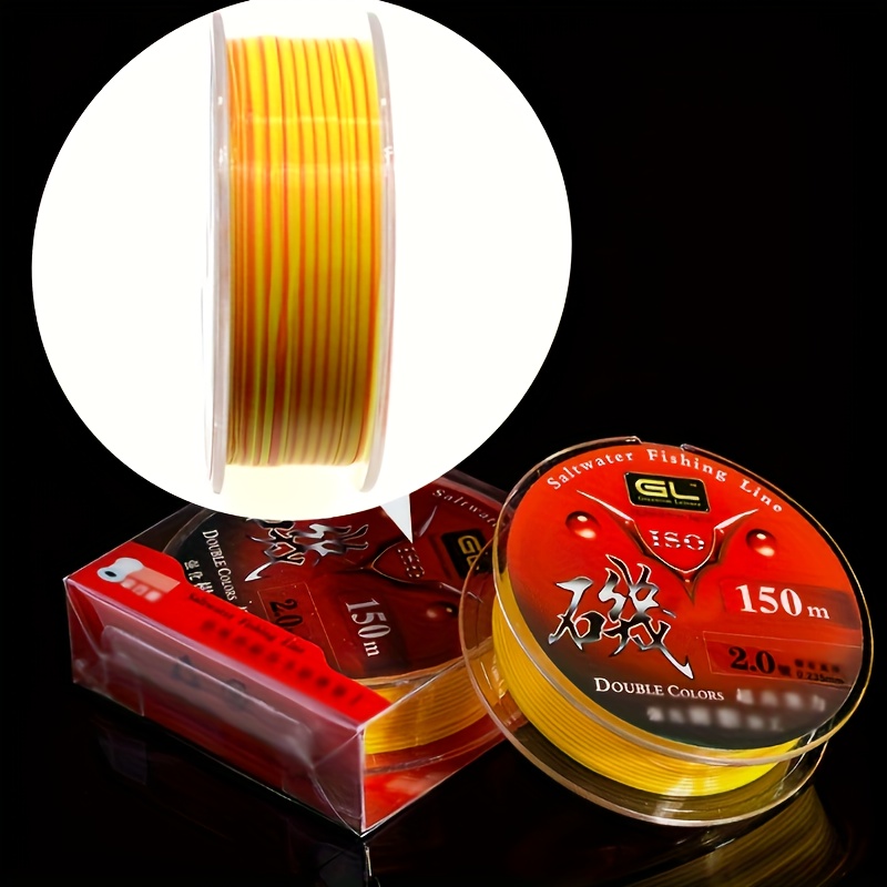 164yds Two Colors Nylon Fishing Main Line Anti bite Wear - Temu New Zealand