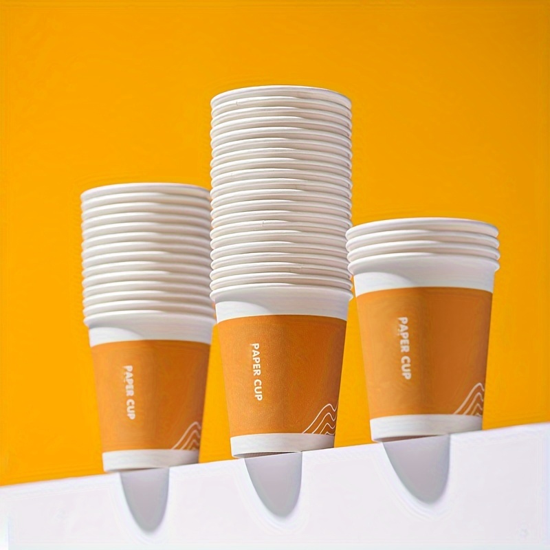 Small Paper Cups Disposable Coffee Cups Hot Cold Beverage - Temu Australia