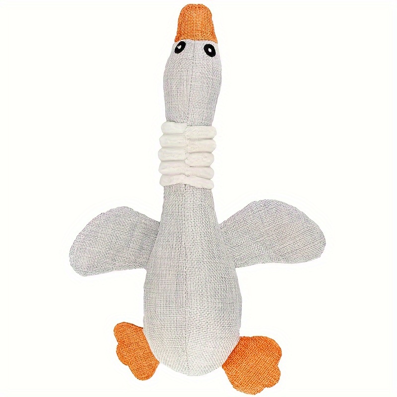 Teeth Squeaky Toy Goose Design Pet Grinding Chewing Toy Dog - Temu New ...