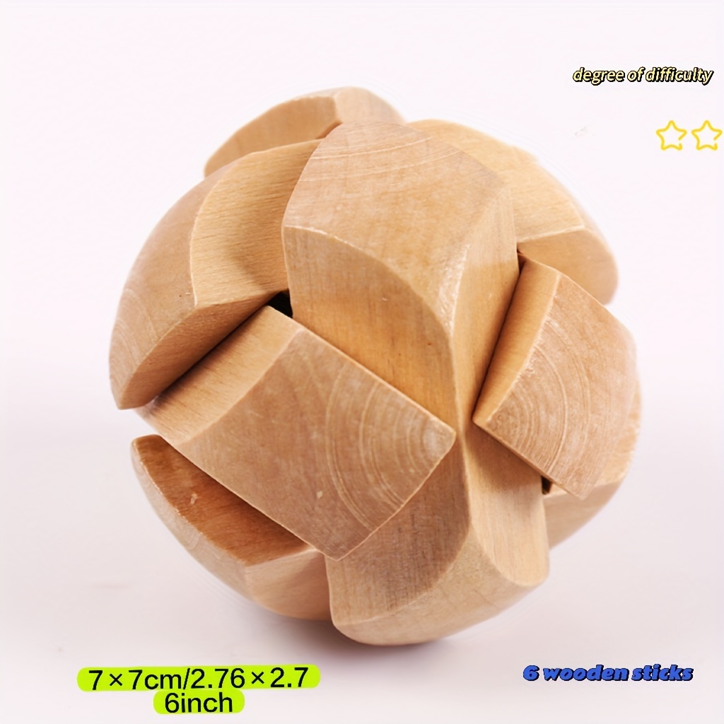 Puzzle Wooden Splicing Toy Intellectual Motor Brain - Temu Australia