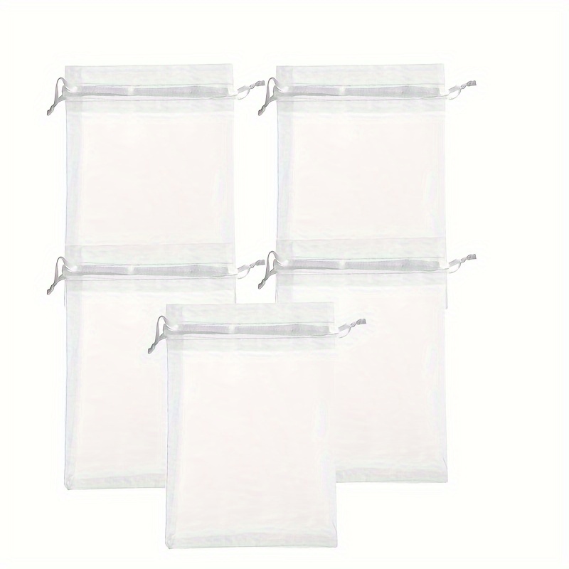 Sheer Organza Bags, Wedding Favor Bags With Drawstring, Jewelry Gift ...