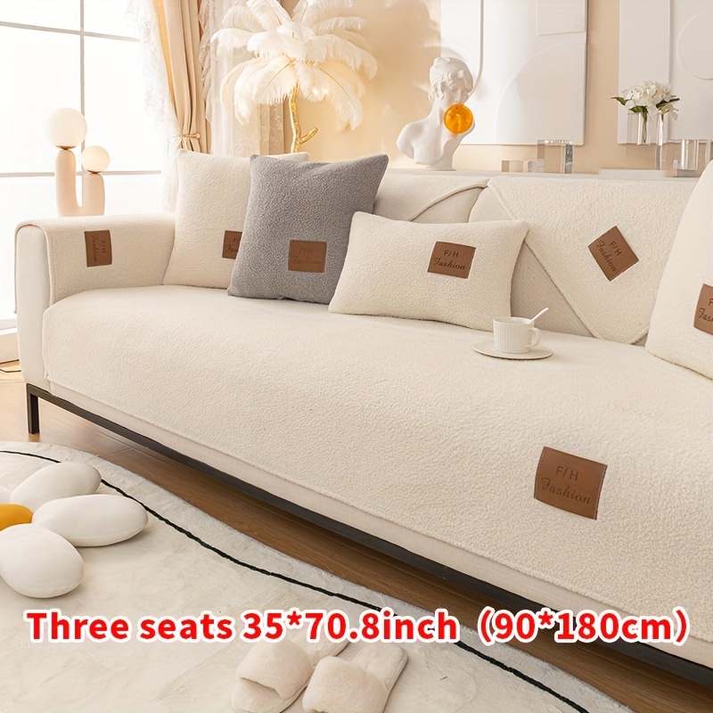 Velvet Sofa Cover Four Seasons Universal Sofa Slipcover Non - Temu Canada