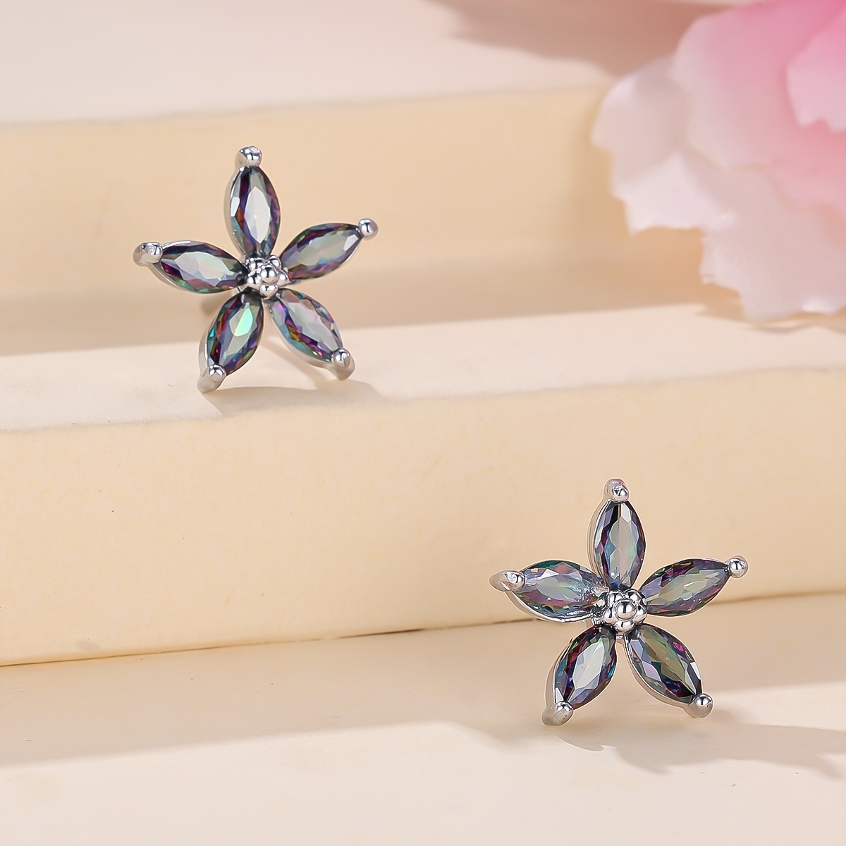 Star Design Stud Earrings Elegant Leisure Style Suitable - Temu United ...