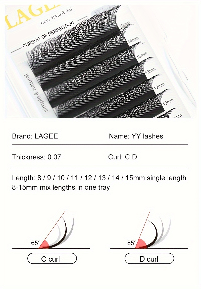 Yy Cluster Lashes Self Grafting Thick Natural Look Eyelashes - Temu ...