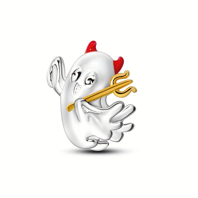 925 Sterling Silver Halloween Series Skeleton Wings Diy - Temu United ...