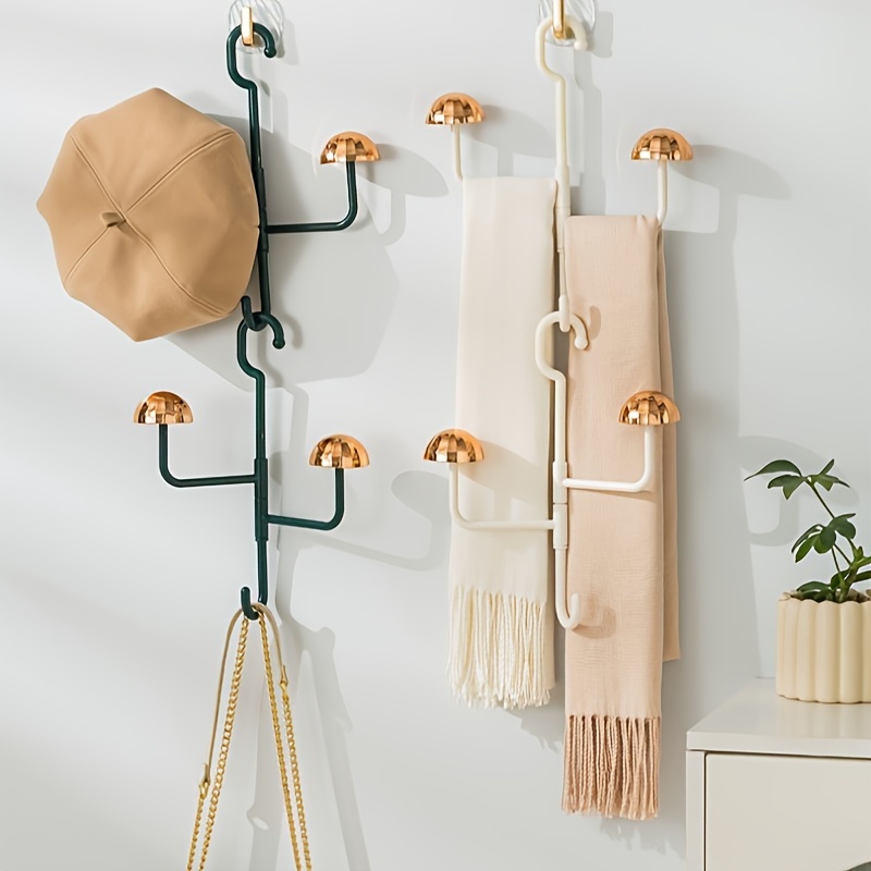 Mushroom Design Rotating Clothes Hanger Coat Hat Rack Scarf - Temu Denmark