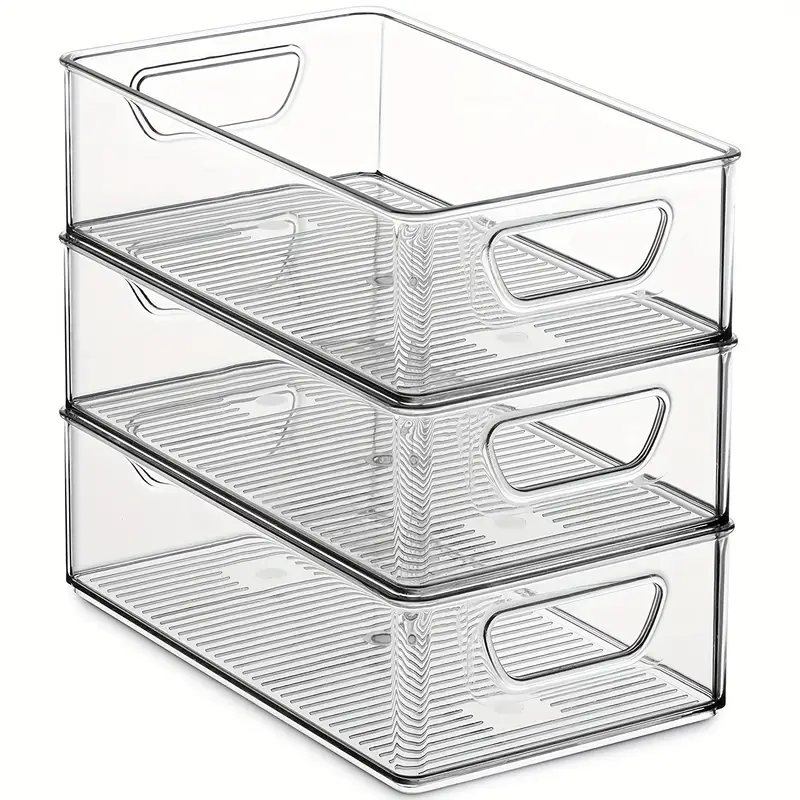 Refrigerator Storage Box Stackable Fridge Organizers Box Temu