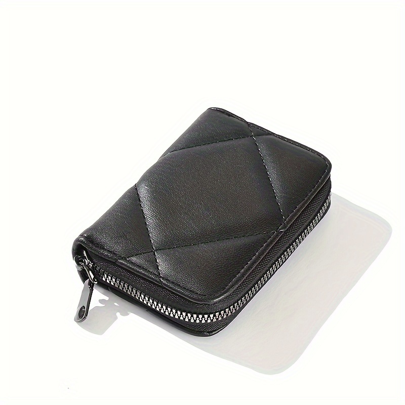 Vintage Geometric Quilted Card Holder Organ Multi card Slots - Temu ...