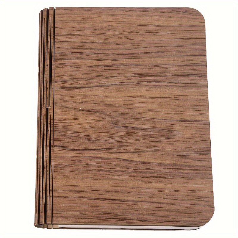 Five color Wood Book Lamp Night Light Flip Book Lamp Bedroom - Temu ...