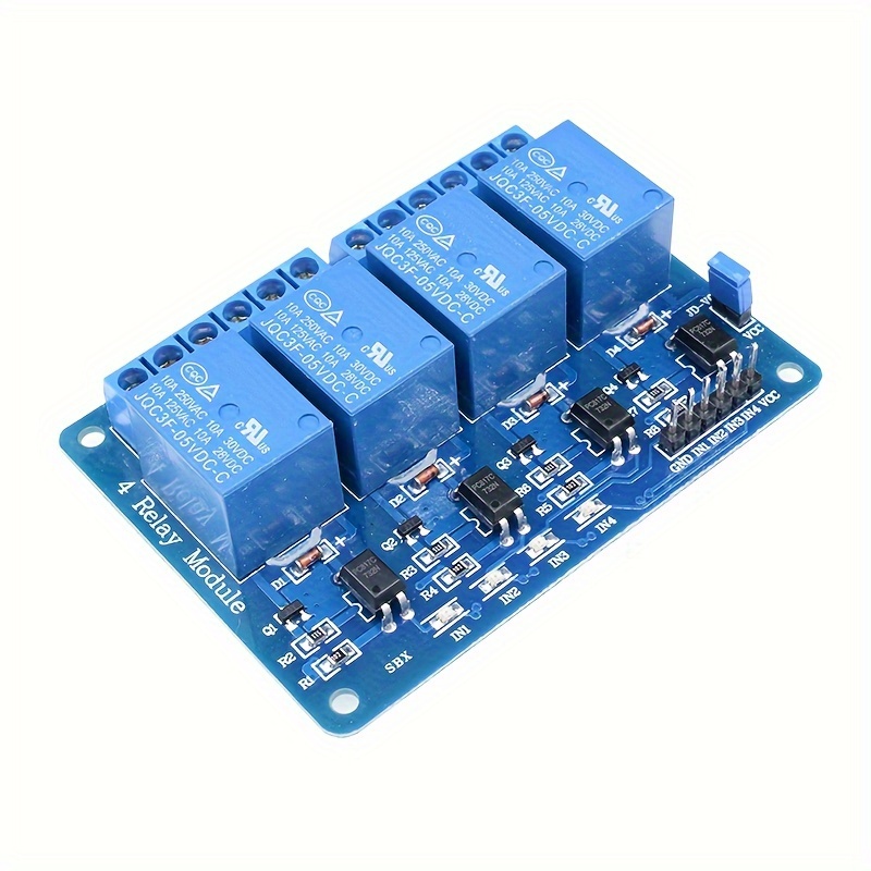 4 channel 5v Relay Module Optocoupler Compatible Arduino - Temu United ...