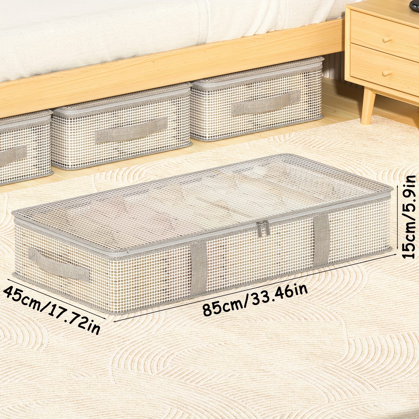 Underbed Storage Bag Multifunctional Large Capacity Clothing - Temu ...