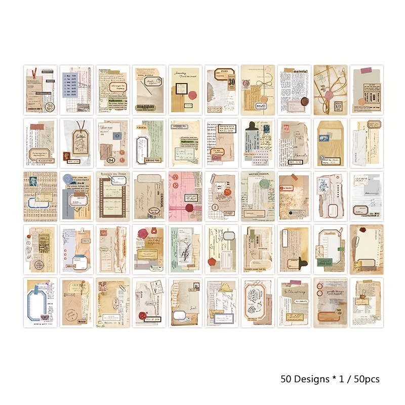 Sticker Book Paper Retro High value Diy Decorative Hand - Temu United ...