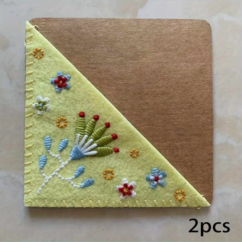 Flower New Country Style Embroidery Bookmark Handmade - Temu Canada