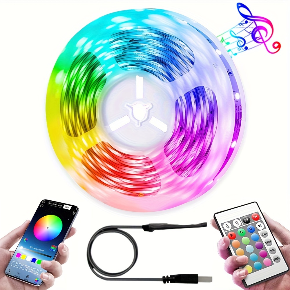 1set Usb Led 5050 Rgb Strip Lights Color Changing - Temu United Kingdom